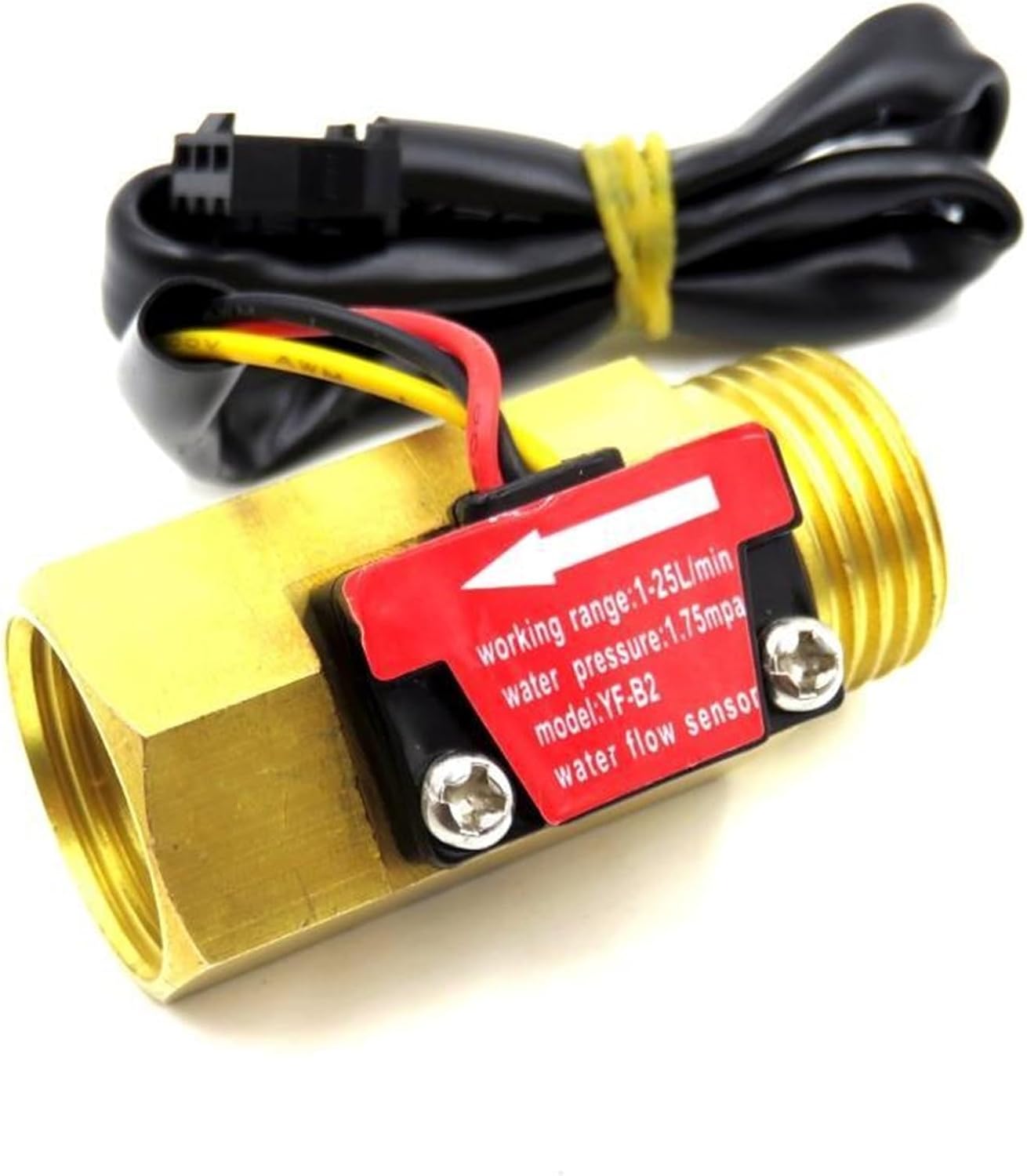 Amazon.com: KWAYA YF-B2 G1/2 Water Flow Sensor for Water Heater Pulse ...