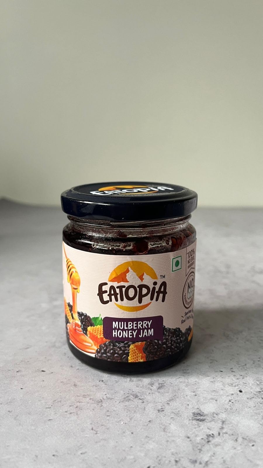 Eatopia Mulberry Honey Jam | Sugar Free | 100% Pure & Natural | No ...