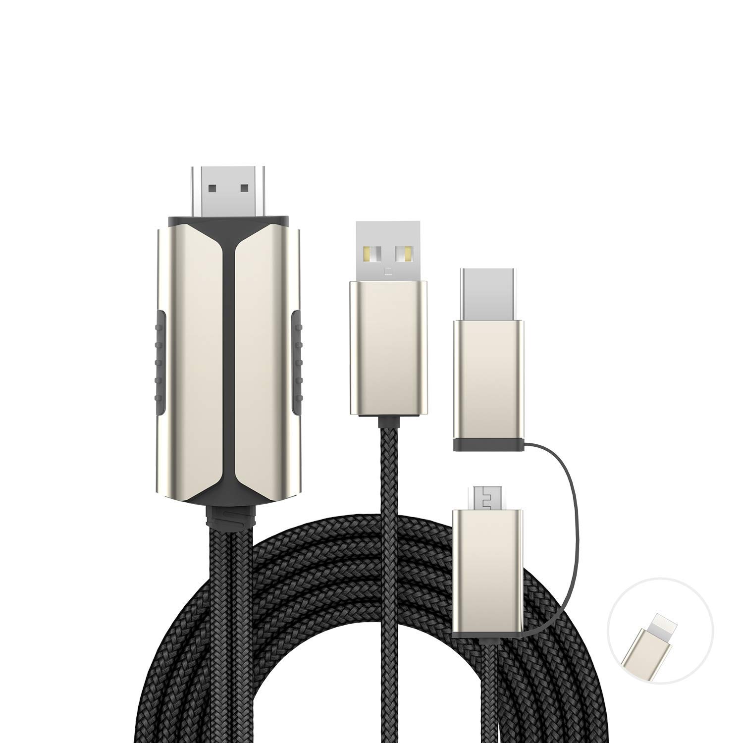 Buy ELEPHAS Latest Version Integrated HDMI Conversion Cable iOS ...