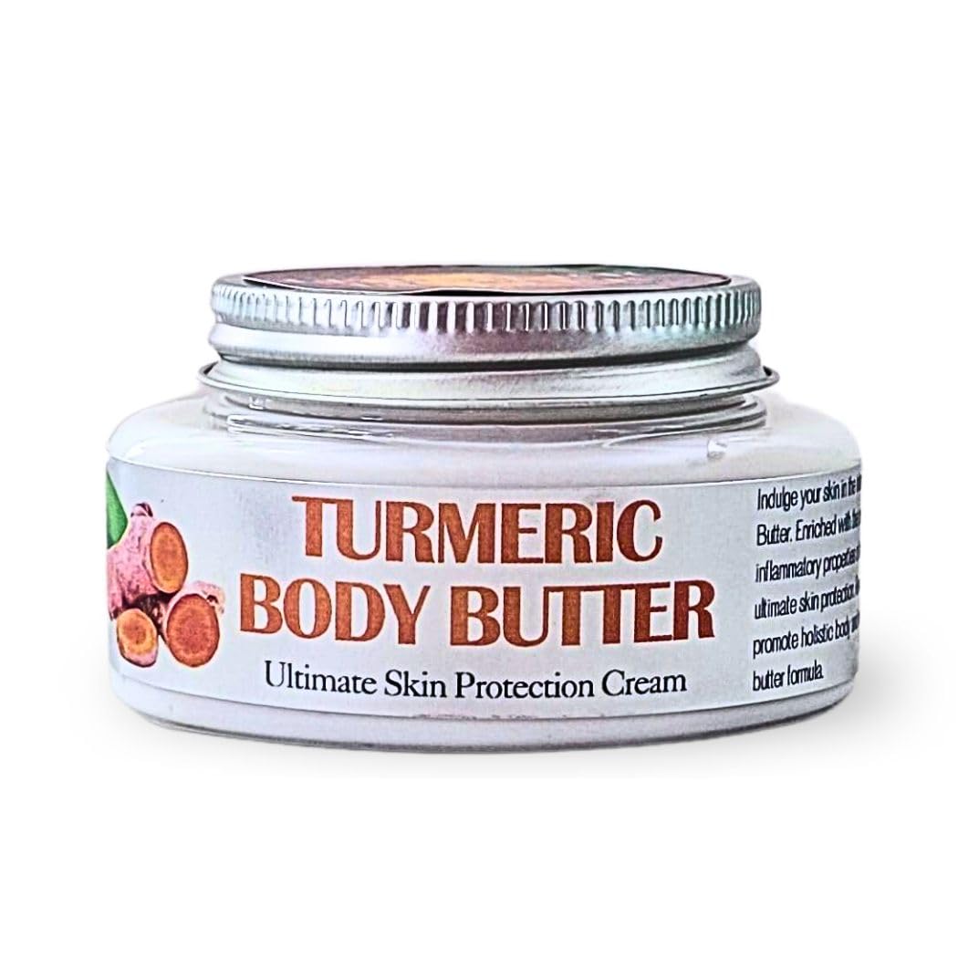 Amazon.com : Turmeric Body Butter Cream - 100% Natural Moisturizer For ...