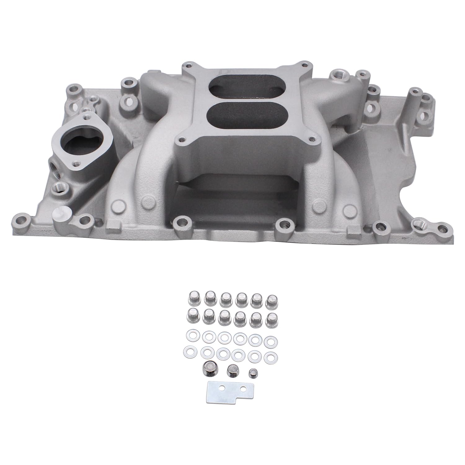 GSKMOTOR Aluminum Air Gap Intake Manifold Compatible with 1967-2003 ...