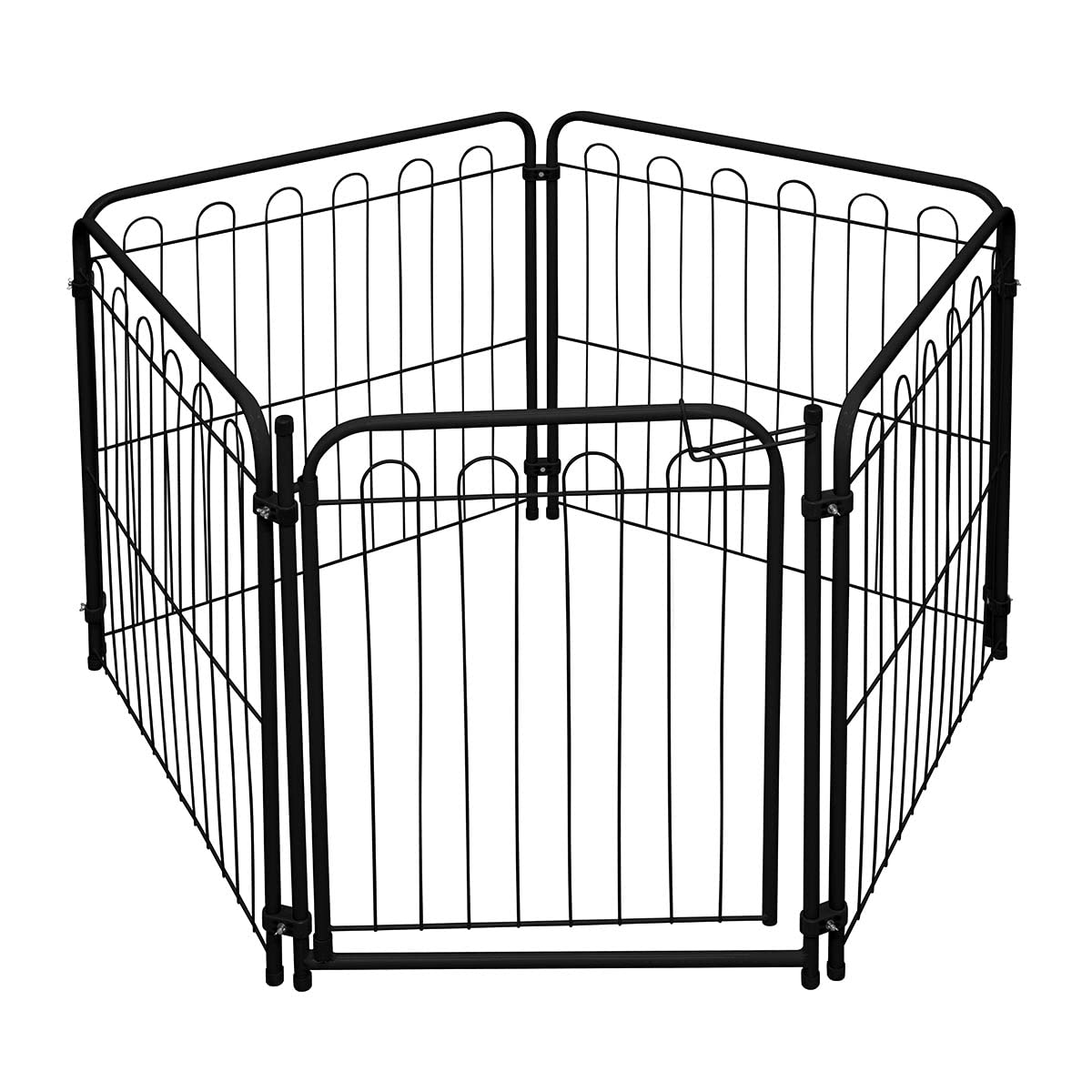 Cercado Pet Cachorro Caes Dobrável 4 Lados 69cm Preto : Amazon.com.br ...