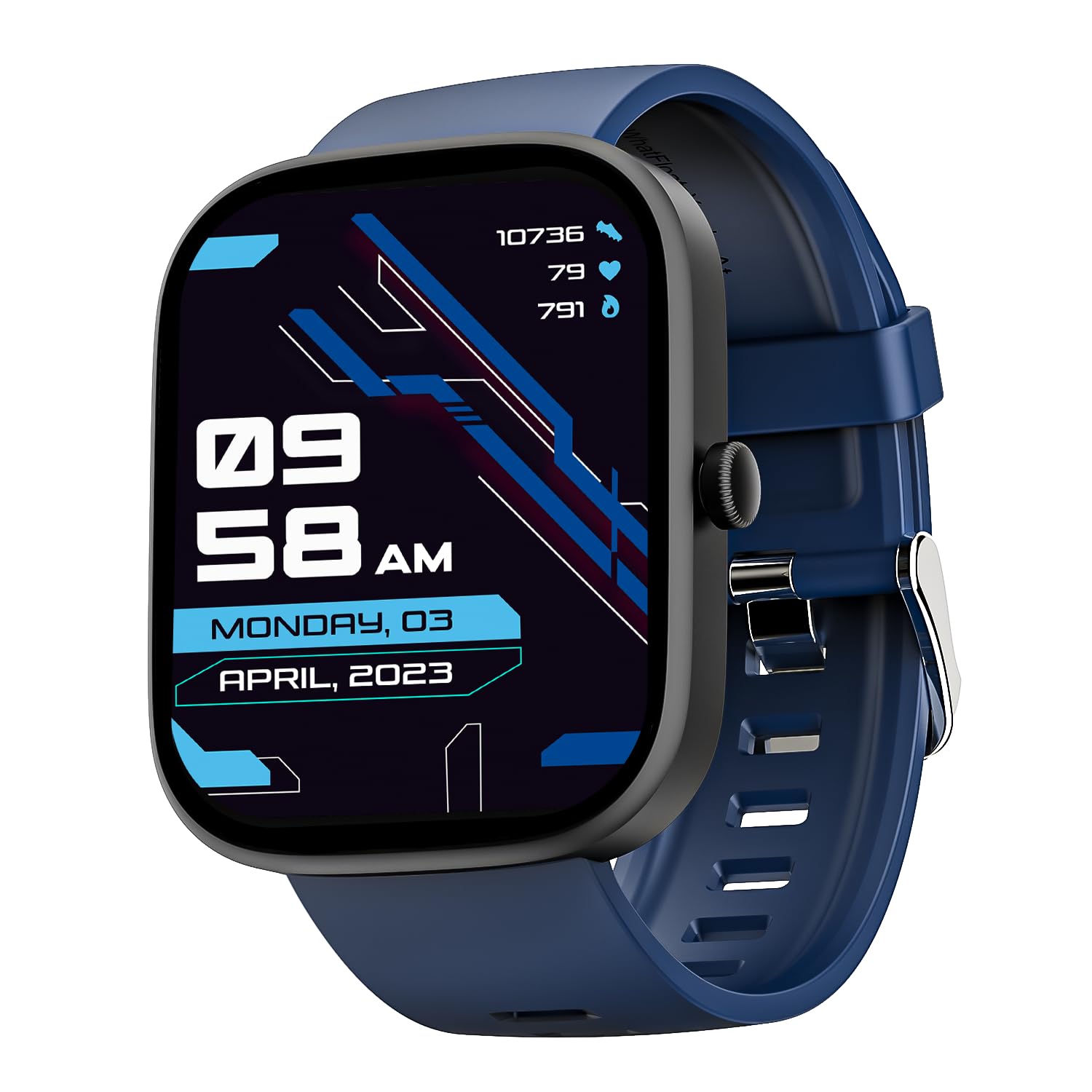 boAt Wave Convex 1.96" (4.9 cm) AMOLED Display, Advanced Bluetooth Calling, Coins, DIY Watch ...