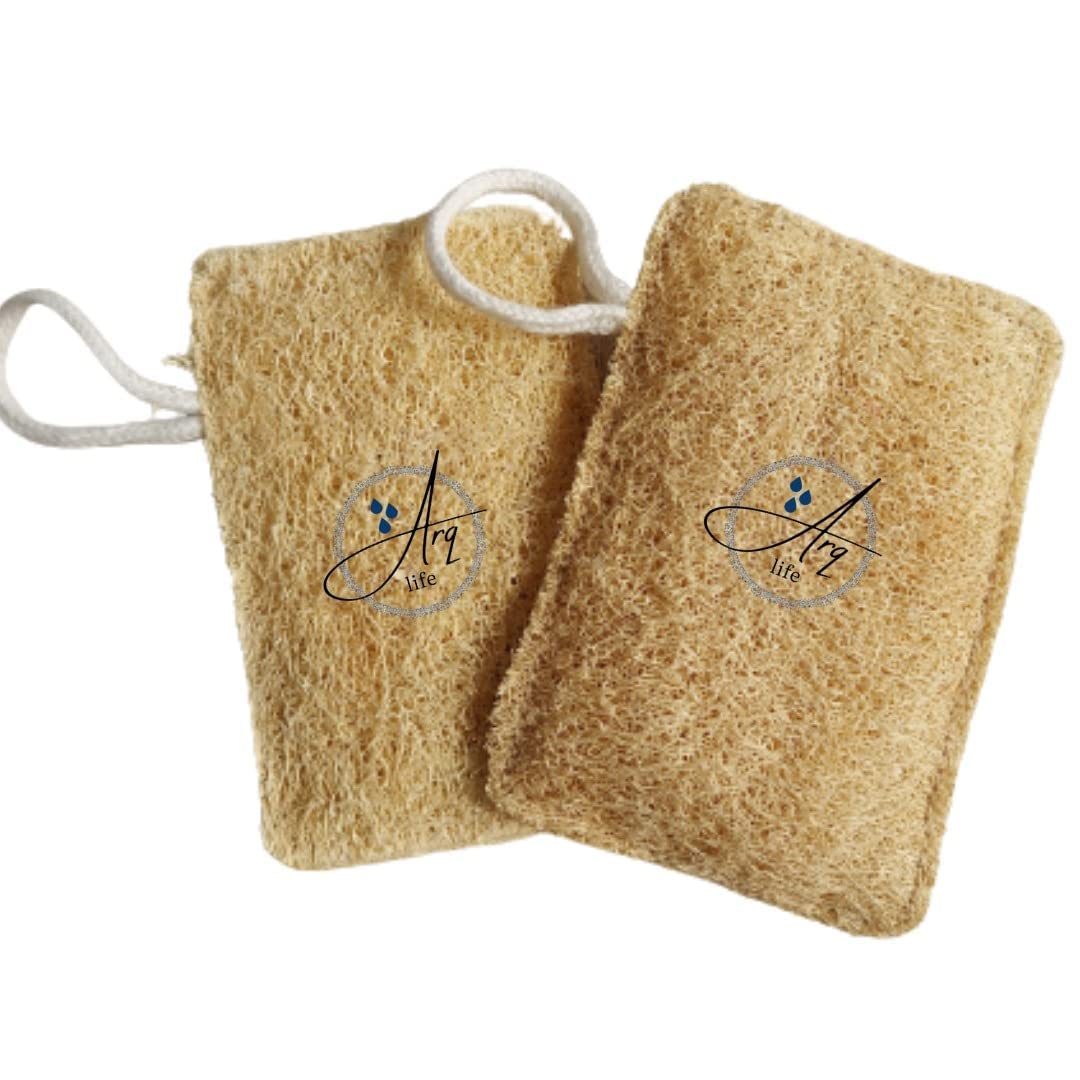Arq Scrub it! Natural Loofah scrub for Exfoliation, Body Scrub, Ridge ...