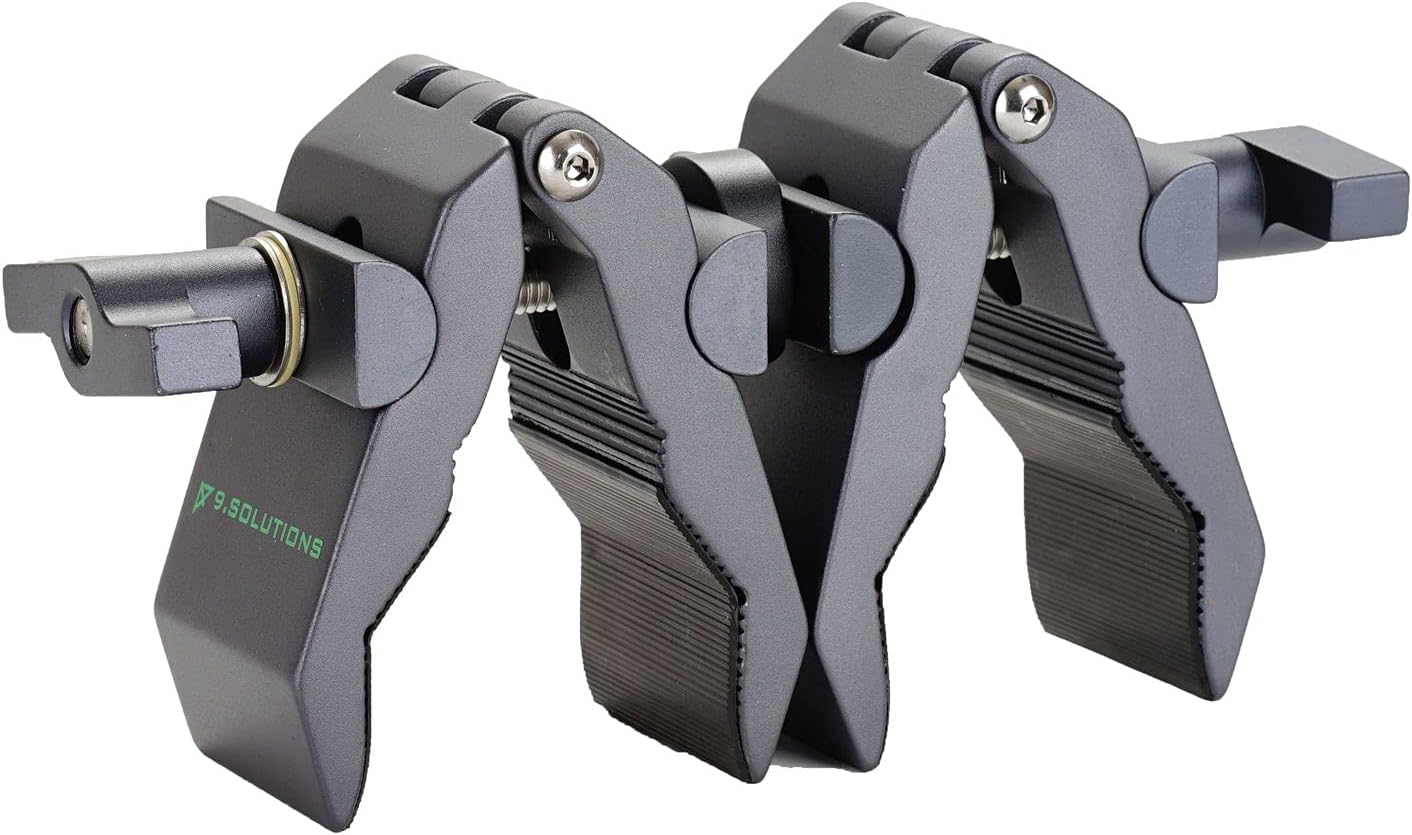 Amazon.com : 9.Solutions Python Double Clamp, Rotate 360 Degrees Independent, Max Load: 44lbs, 9 ...