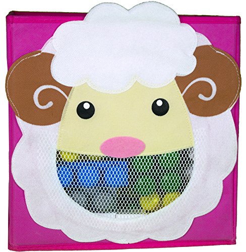 Foldable Storage Bin Containers – Collapsible Cube Bins with see ...