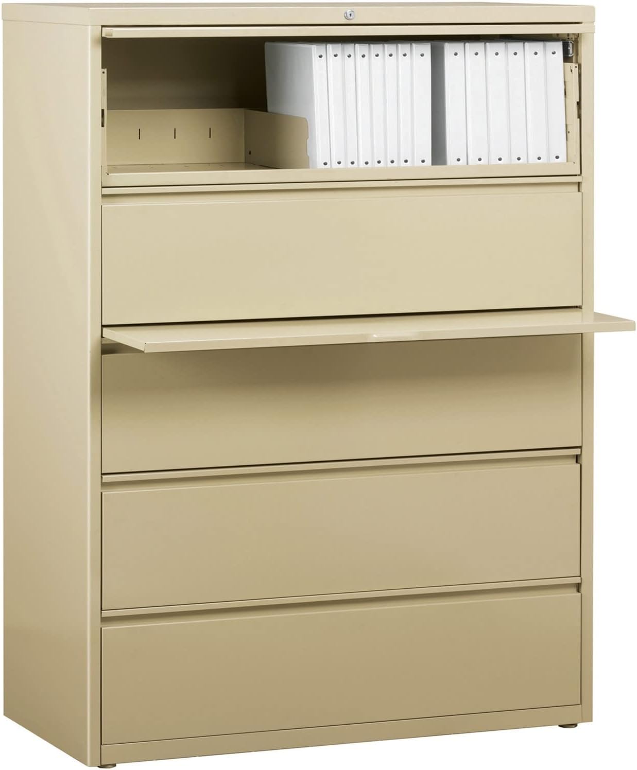 Amazon.com: Lorell 5-Drawer Lateral File, 42 by 18-5/8 by 67-11/16-Inch ...