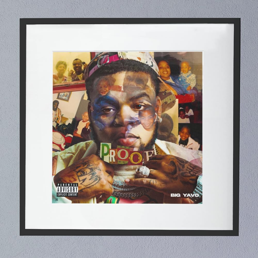 Amazon.com: Big Yavo (Proof) Album Cover Poster - Canvas, 24"x24 ...