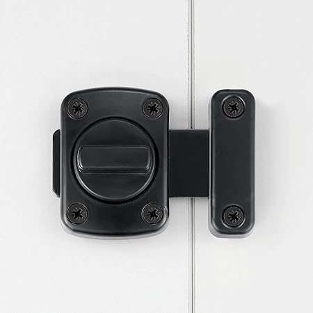 Amazon.com: INIRET 2 Packs Rotate Bolt Latch Gate Latches Safety Door ...
