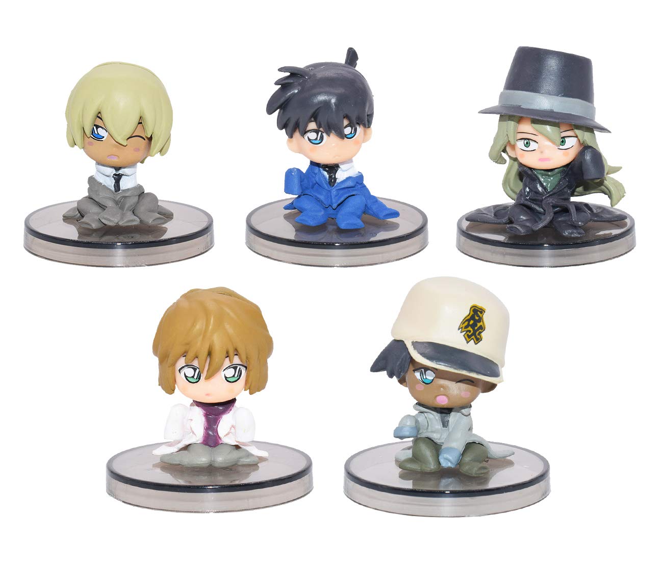 Buy Detective Conan Figures Set - YUESEN Conan Mini Figures Set Party ...