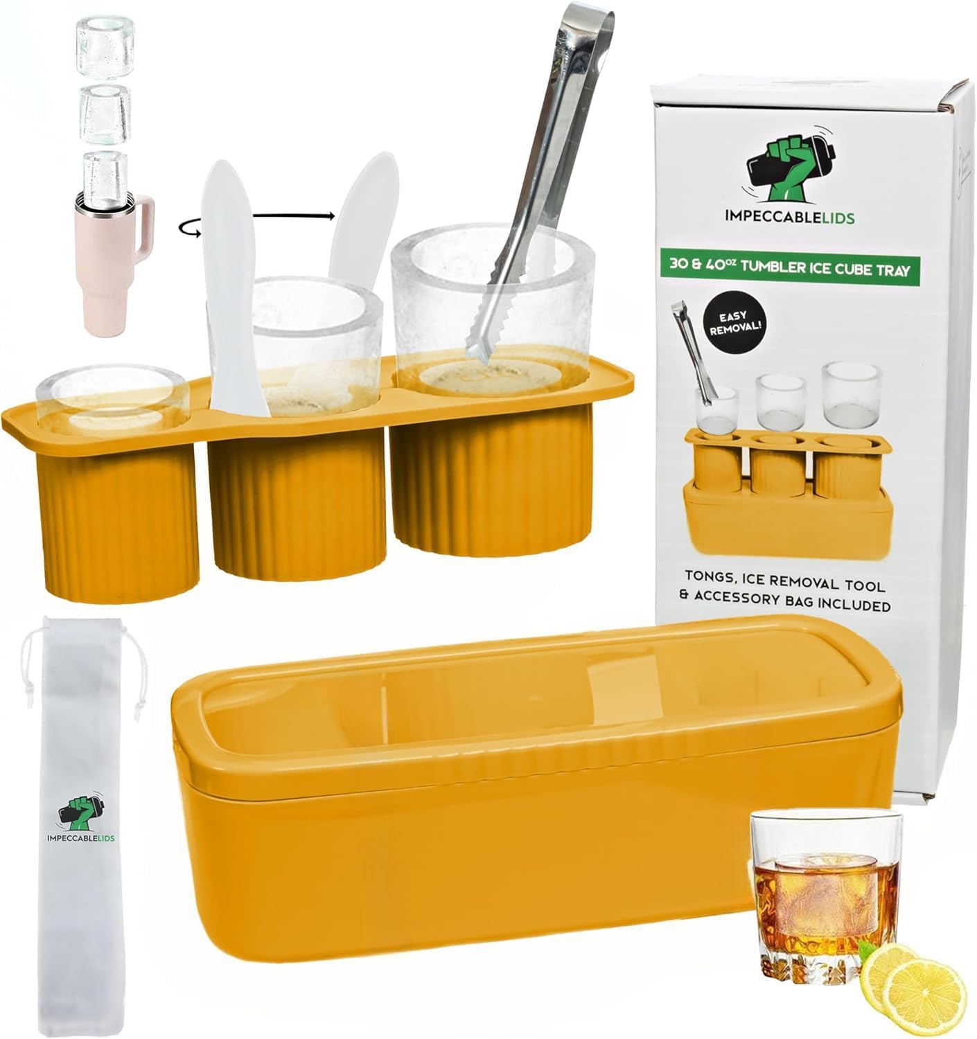 Amazon.com: Stanley Ice Mold for 30oz & 40oz Tumblers | Easy Ice ...