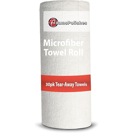 Amazon.com: Microfiber Towel Roll - 30 Pack Tear-Away Reusable Towels ...
