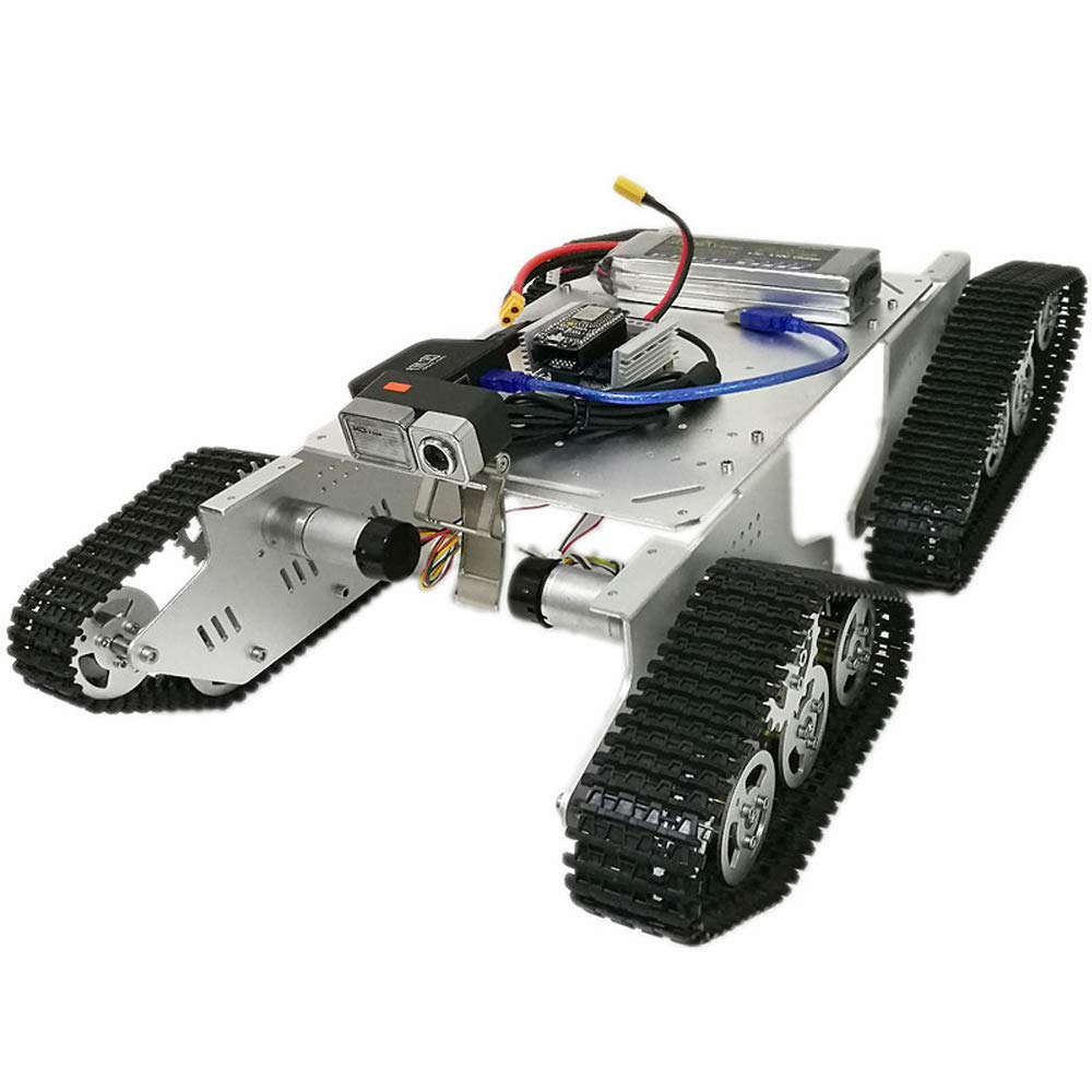 Buy VR Shooting Car, Wireless Remote Control Video Robot,4 WD Metal ...