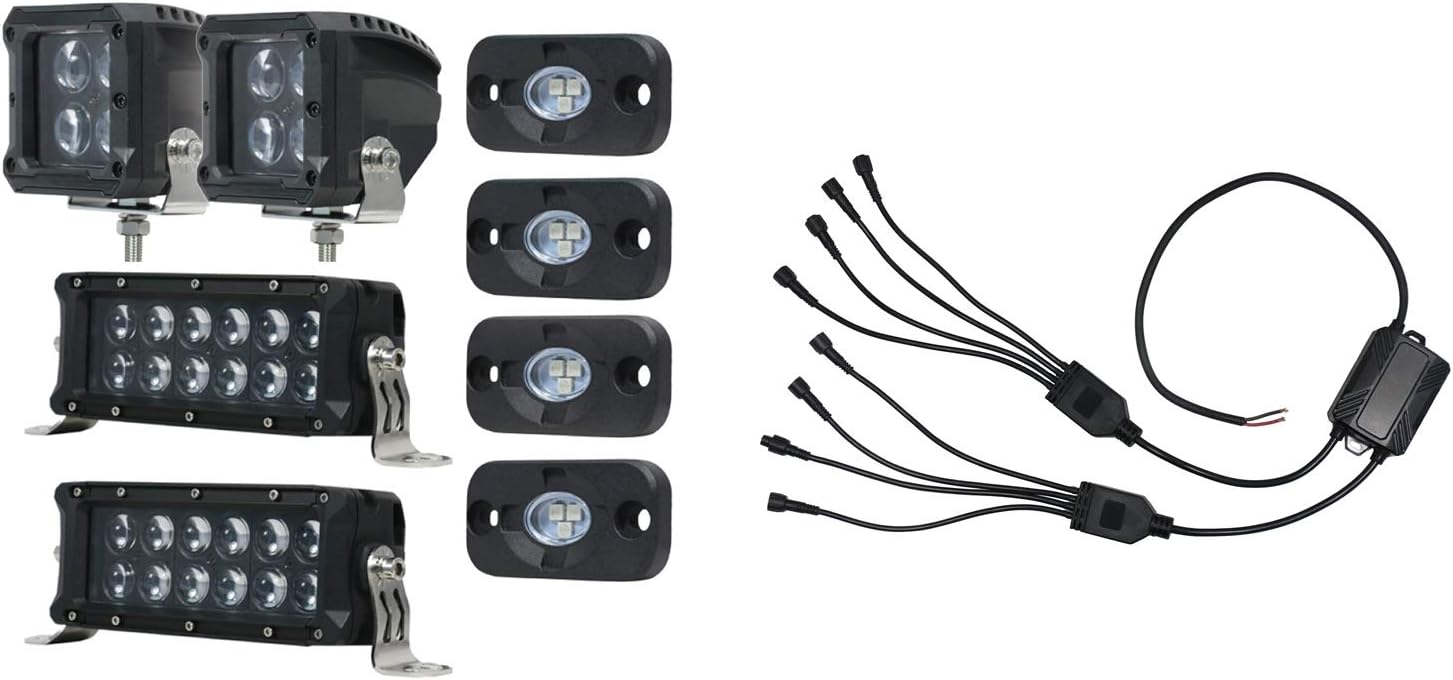 Amazon.com: HELLA 357212301 ValueFit RGB Northern Lights Series Combo ...