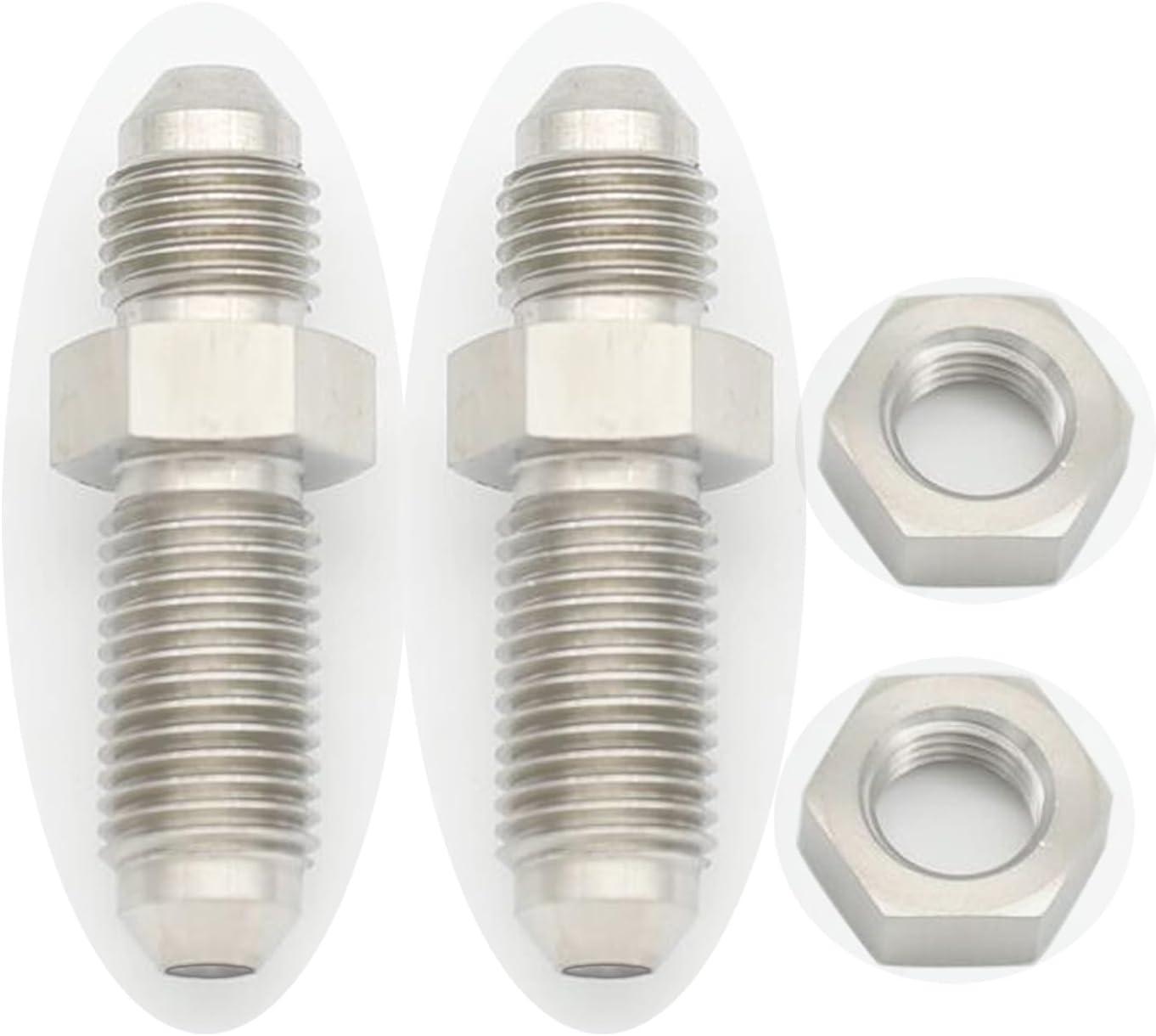 Amazon.com: KRD PERFORMANCE Stainless Steel -4 AN Male Flare Bulkhead ...