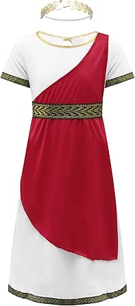 Amazon.com: Loloda Boys Greek God Costume Kids Roman Toga Emperor ...