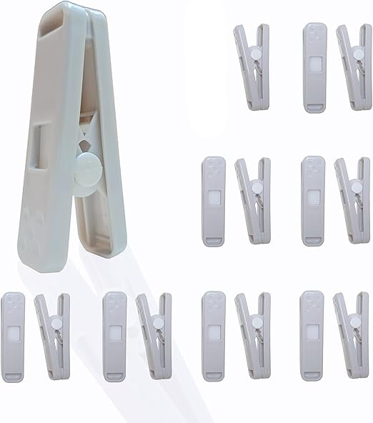 Amazon.com: Strong Plastic Clothespins-16 Pack Heavy Duty Laundry ...