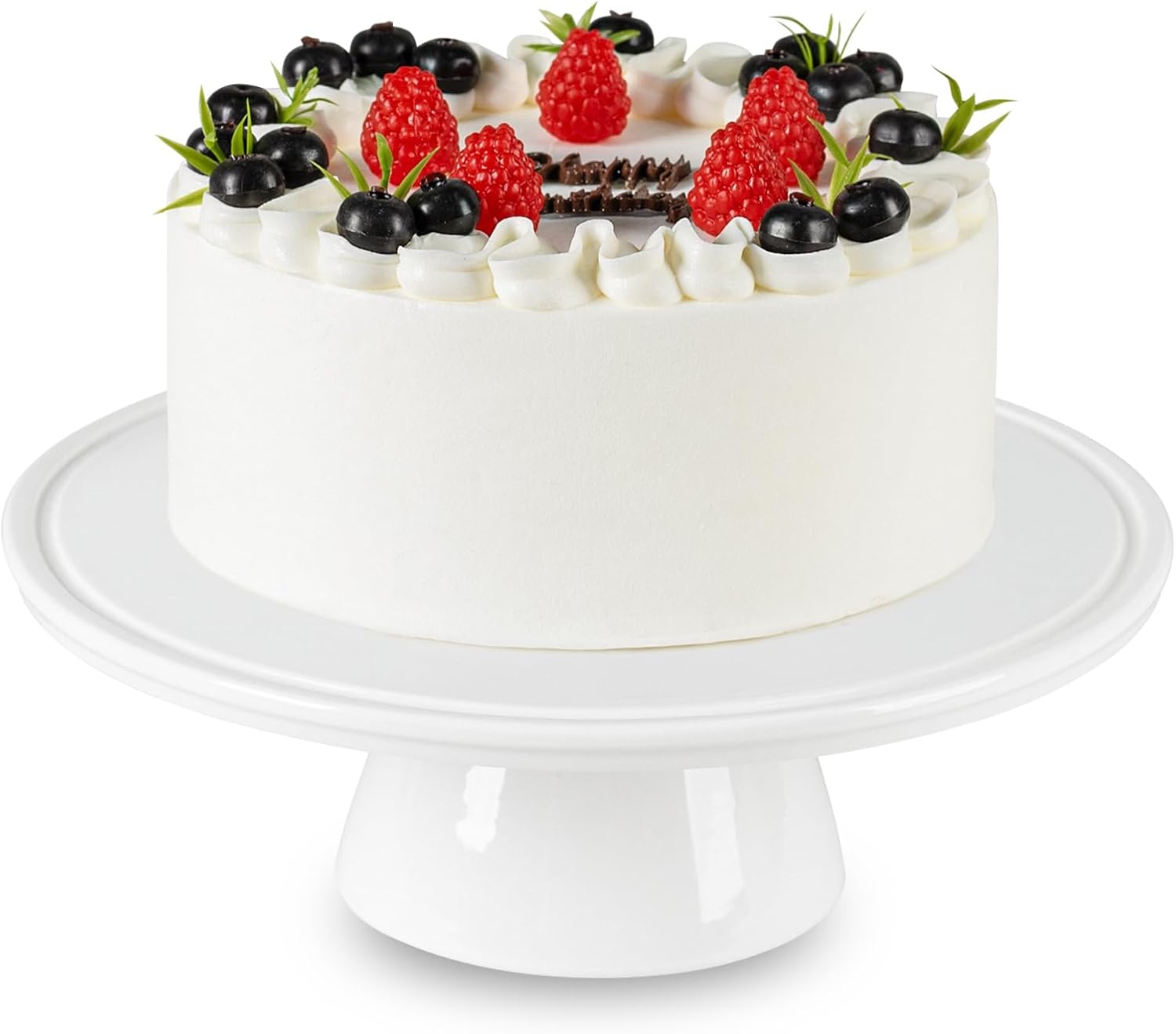 Amazon.com | Ceramic Cake Stand, 11 inches Cake Stand for Party, Round ...