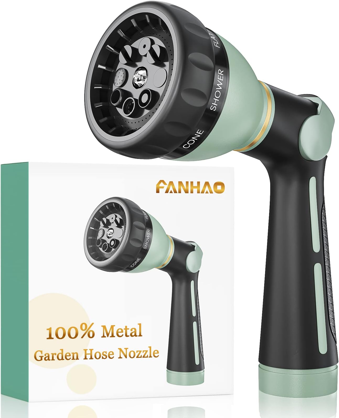 Amazon.com : ALMA Garden Hose Nozzle Sprayer with THUMB CONTROL ON OFF ...
