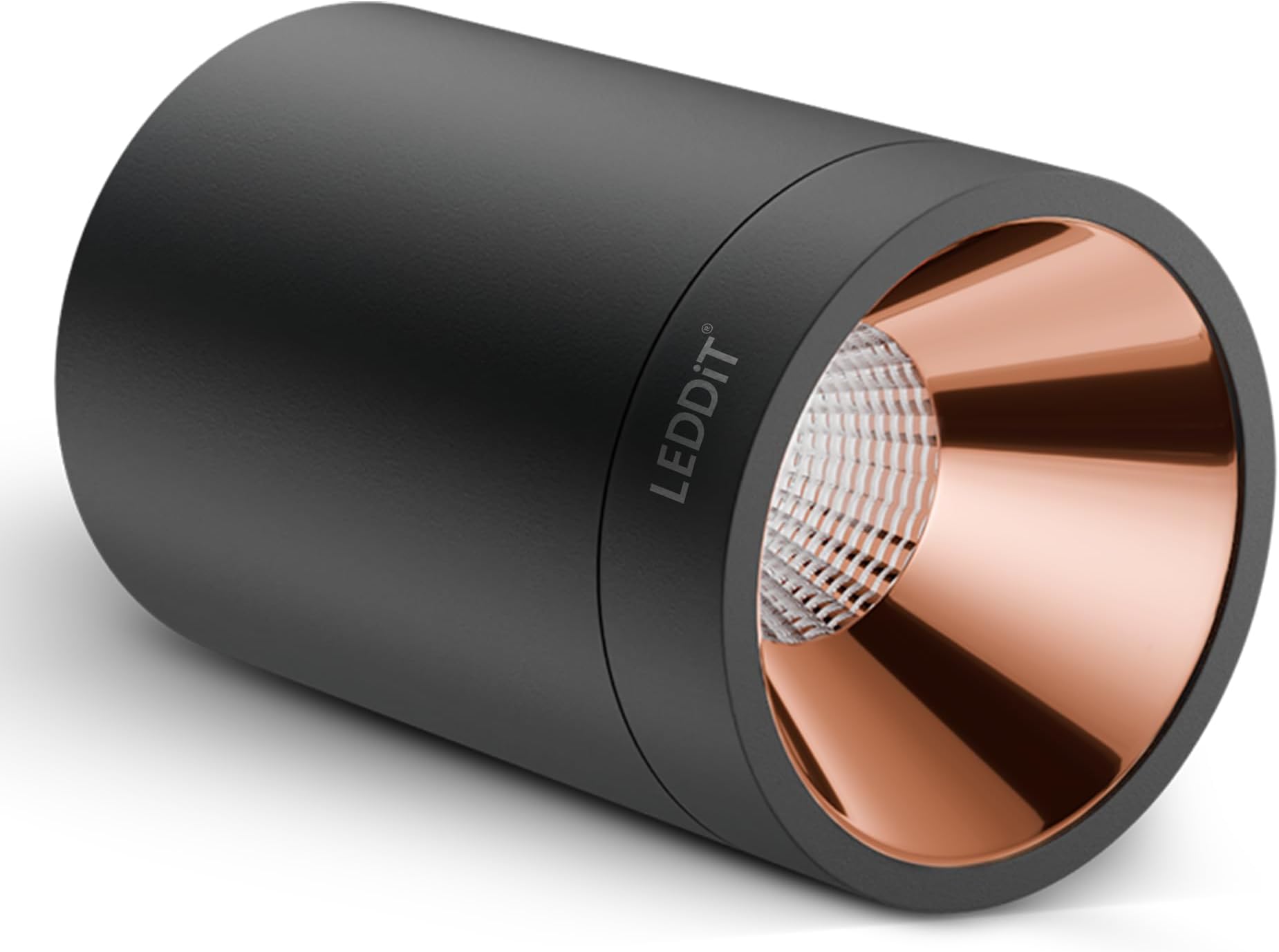 Mufasa 6 Watts Rose Gold Finish LED Round Surface Light Cylindrical ...