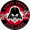 Amazon.com - Star Wars - Darth Vader Sith Lord - Round Sticker / Decal ...