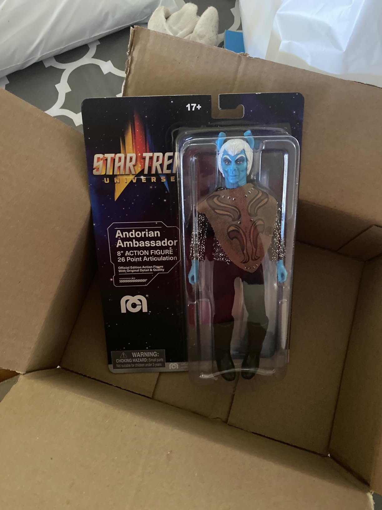 Amazon.com: Mego Star Trek: Andorian Ambassador 8-Inch Action Figure ...