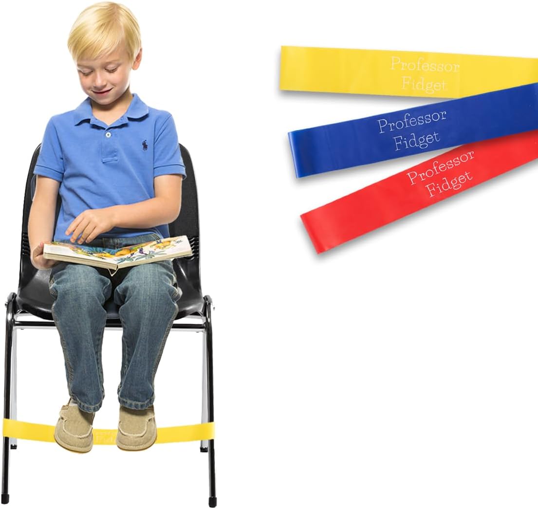 Professor Fidget Chair Bands for ADHD, Sensory Issues, Autism, Anxiety ...