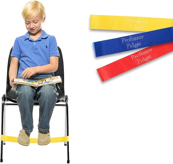 Professor Fidget Chair Bands for ADHD, Sensory Issues, Autism, Anxiety ...