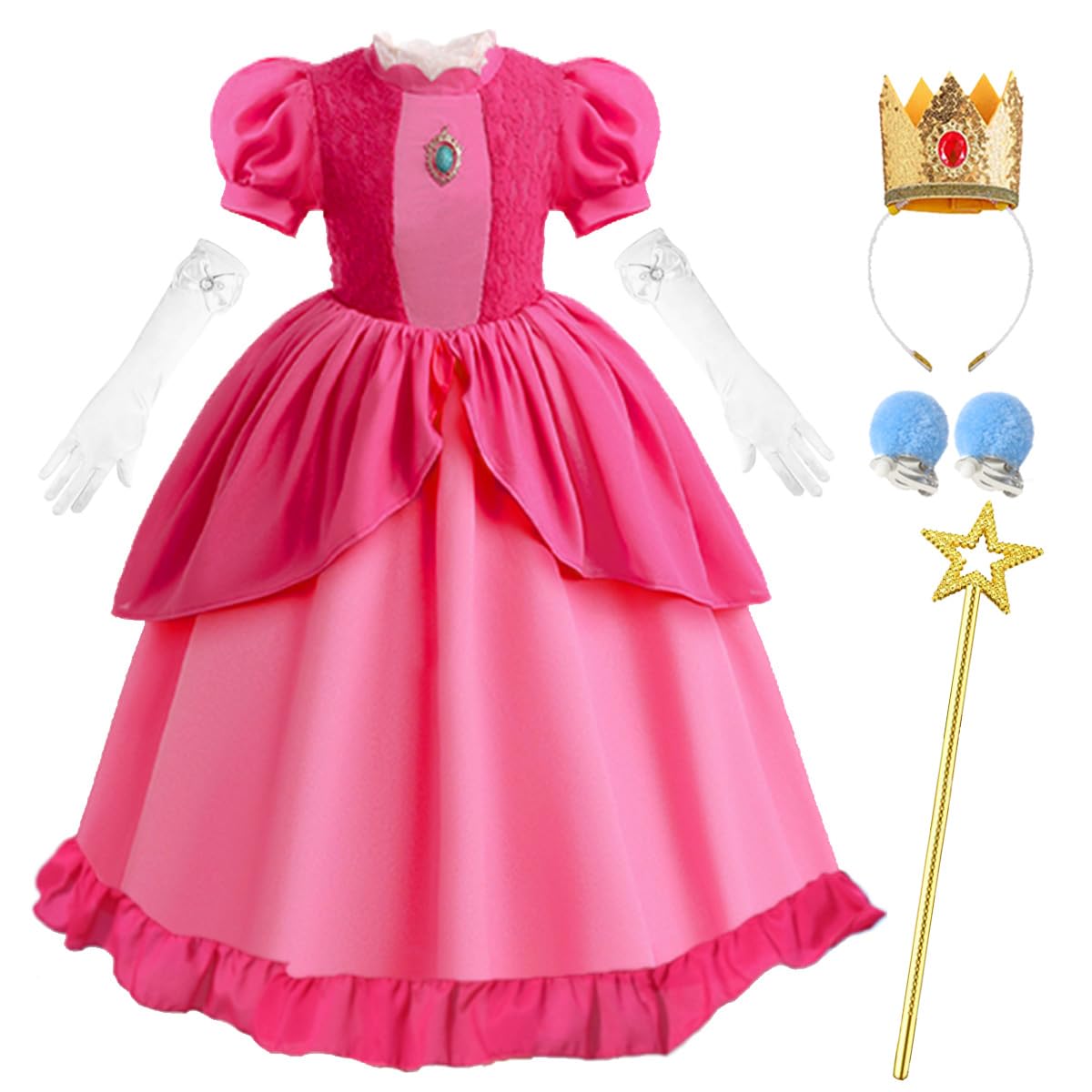 Snapklik.com : Luzlen Pink Princess Costume For Girls Kids Toddler ...