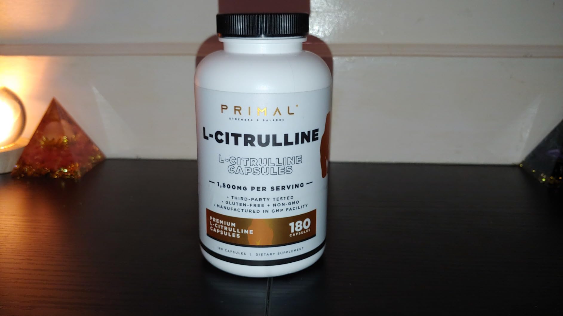 Amazon.com: Primal L-Citrulline Capsules (180 Capsules / 1,500 mg Per ...