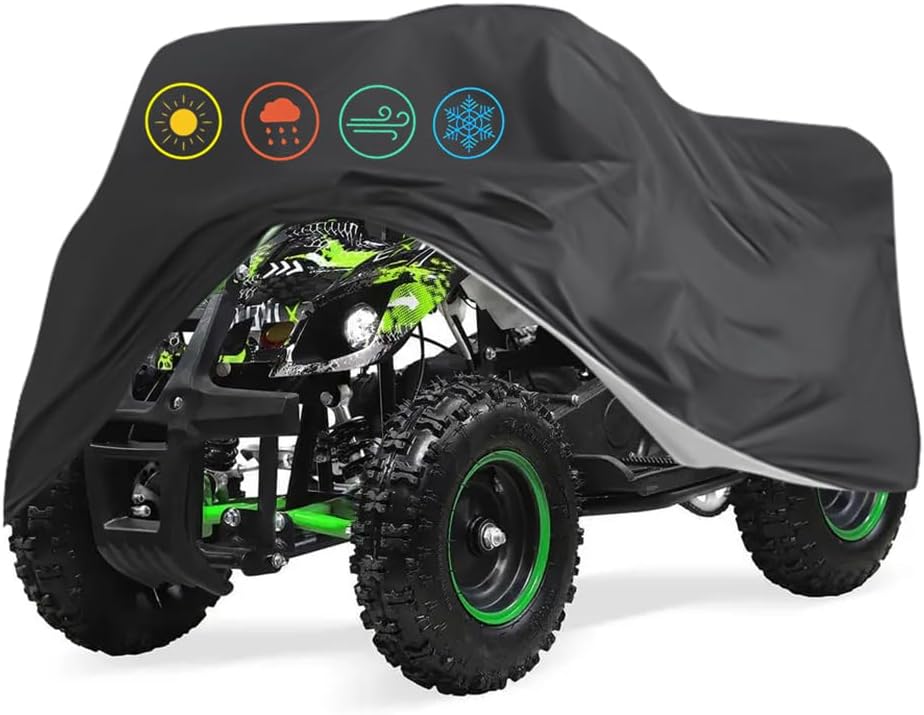 Amazon.com: XYZCTEM Waterproof ATV Cover, Heavy Duty Meterial Protects ...
