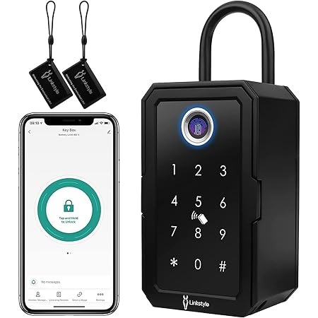 Smart Box Lock,CATCHFACE Key Lock Box 5-in-1 Bluetooth Lock Box Support ...