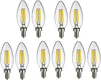 RZL LED Lights Solar Power Light and Off Grid, 12V 4W E14 LED Filament ...