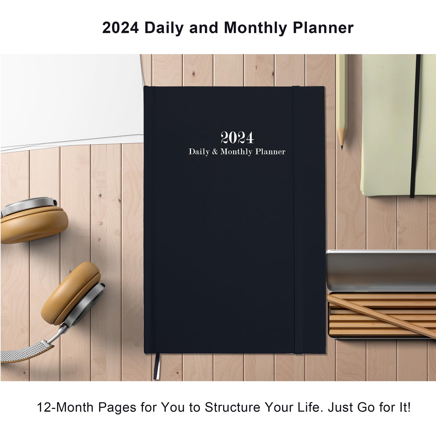 Snapklik.com : 2024 Daily & Monthly Planner - 2024 Daily Planner One ...