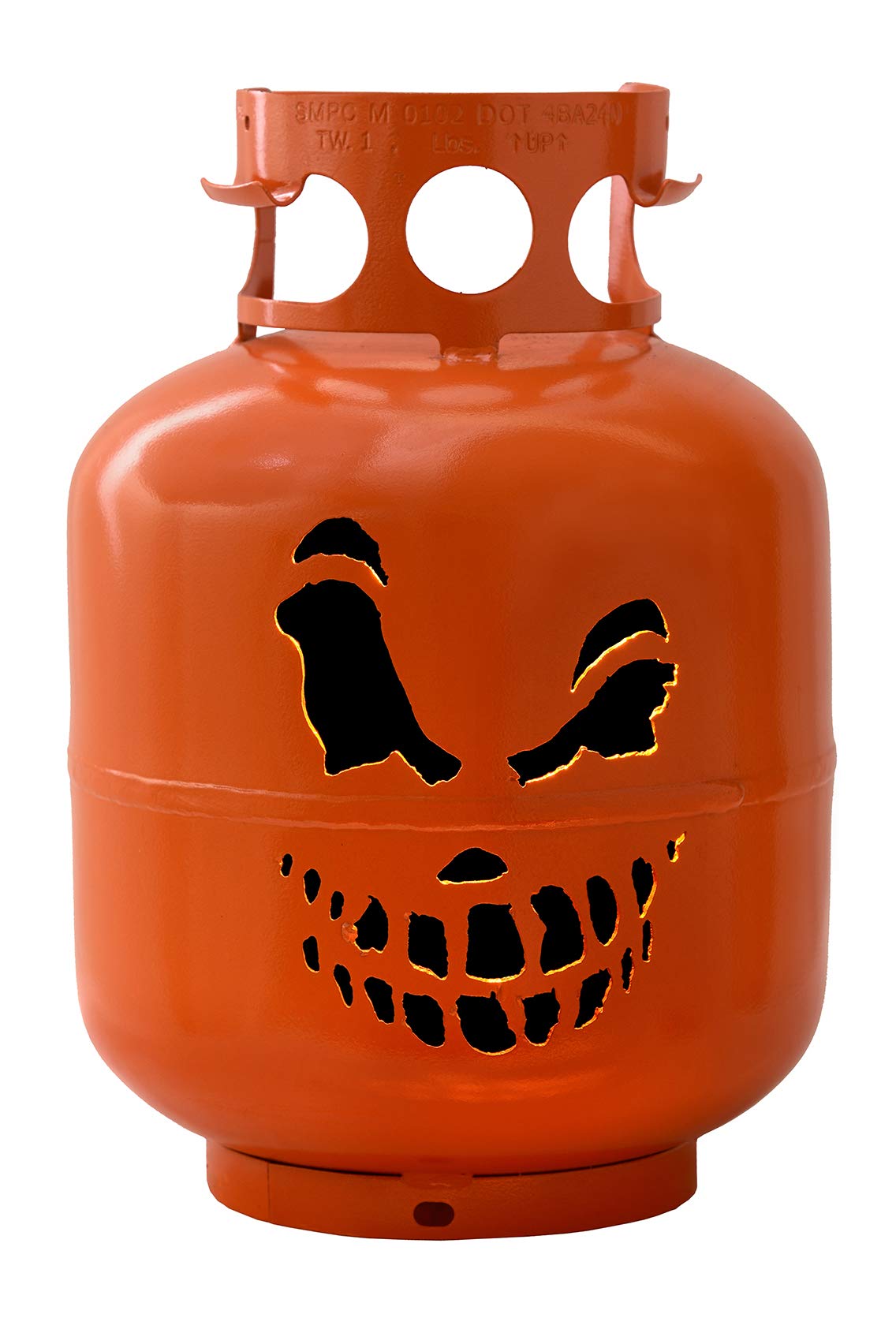 Amazon.com : Flame King Jack O Lantern Halloween Steel Converted BBQ ...
