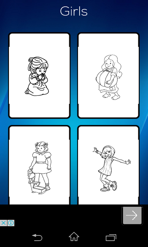 Aplicación Coloring Page For Girls en Amazon Appstore