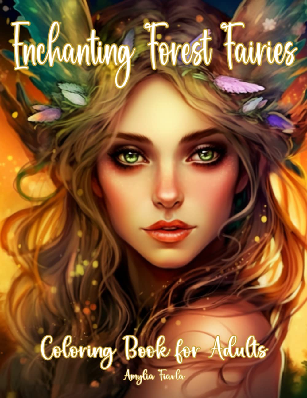 Amazon.com: Enchanting Forest Fairy Coloring Book For Adults ...