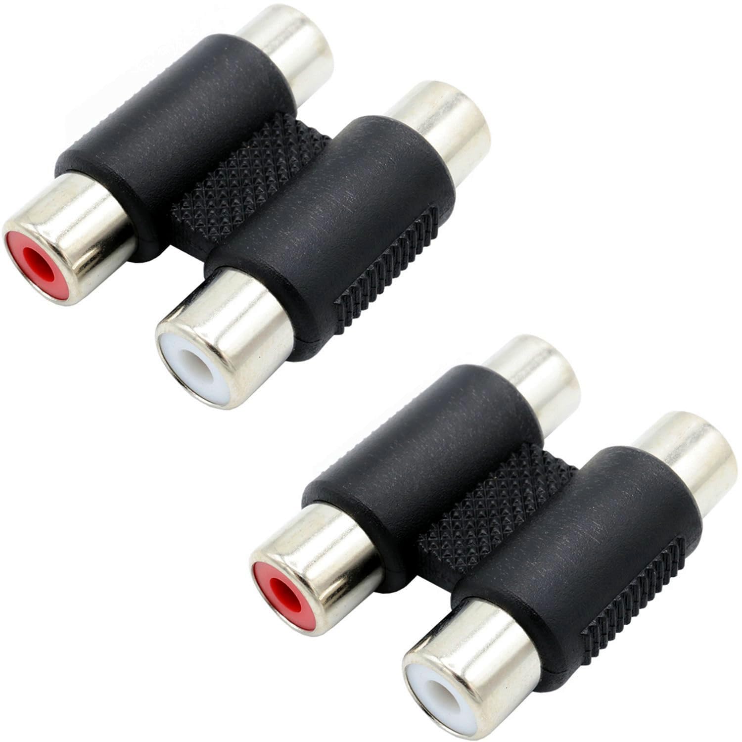 Snapklik.com : 2 Pack RCA Female To Female Coupler,Dual Coupler, Barrel ...