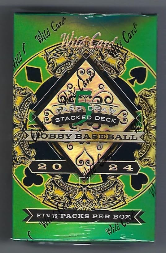 Amazon.com: Wild Card 2024 5 Card Draw Stacked Deck Baseball Trading ...