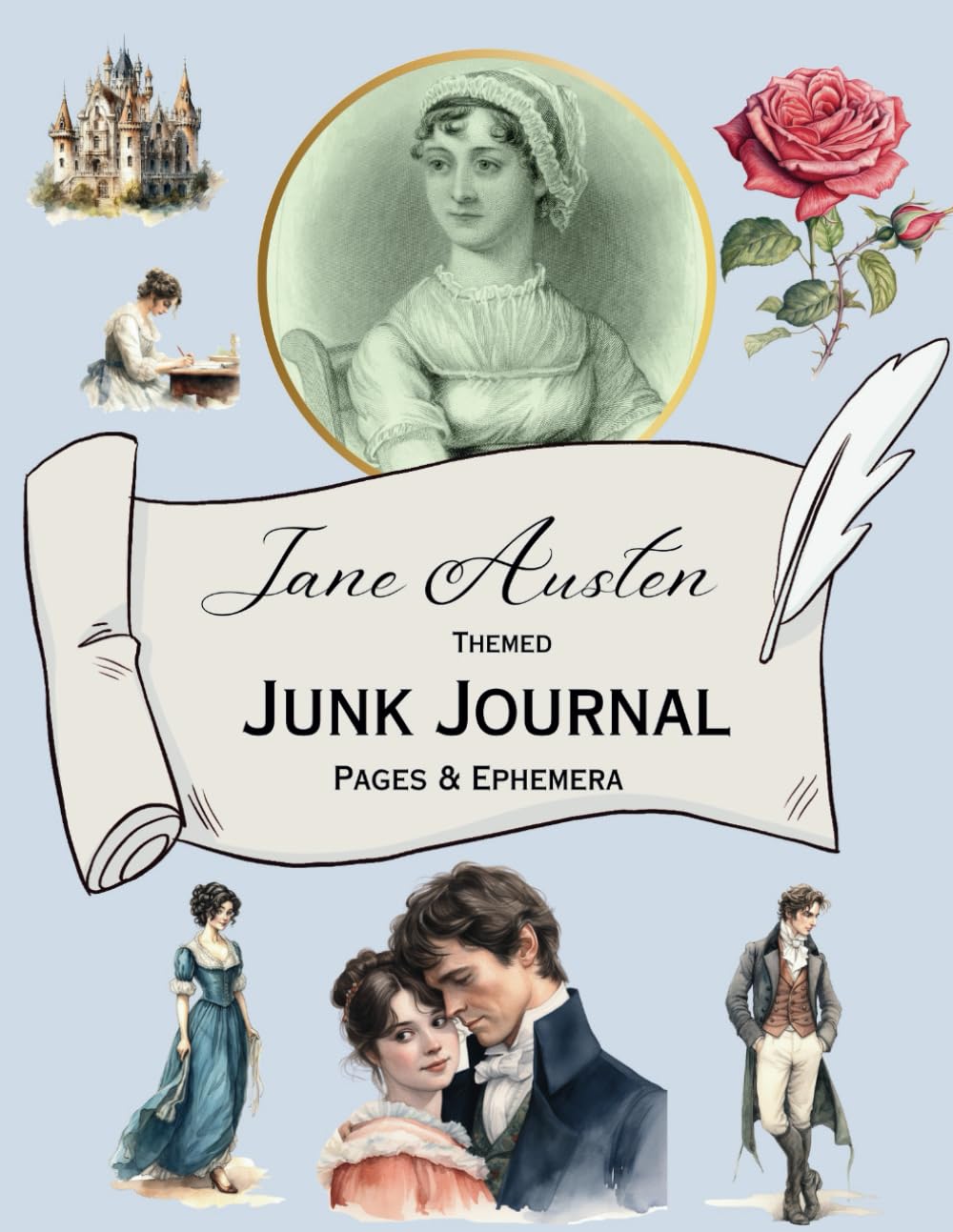 Jane Austen Themed Junk Journal Pages & Ephemera: 19 Sheets Of ...