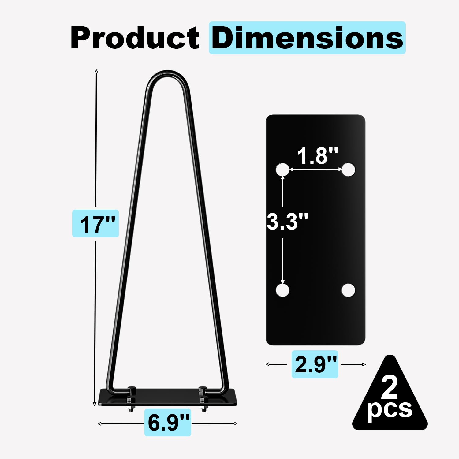 Snapklik.com : BATTIFE (2 Pack) Traffic Cone Holder For Truck, Rust ...