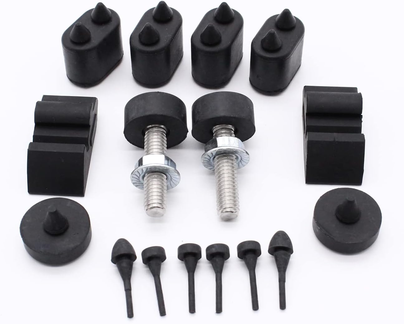 1 SET Adjusters Stopper kit Rubber Stopper Kit + Hood Adjusters Fits ...