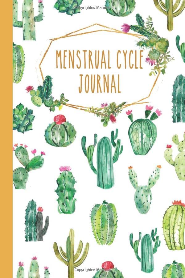 Menstrual Cycle Journal: 4 Year Period Tracker with Monthly Calendar ...