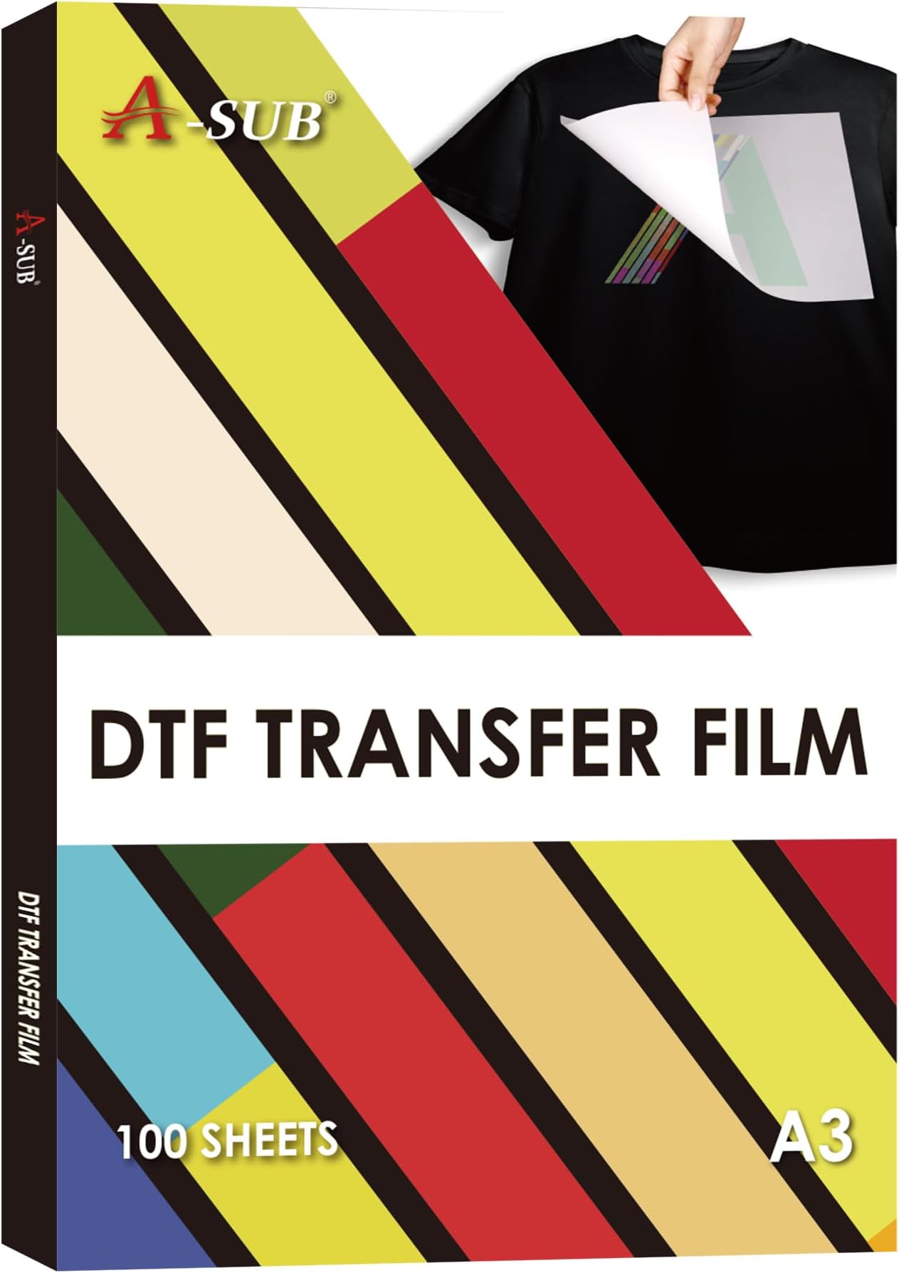 Amazon.com: Vintalie DTF Transfer Film – A4 (8.5”x11”)50 Sheets Premium ...