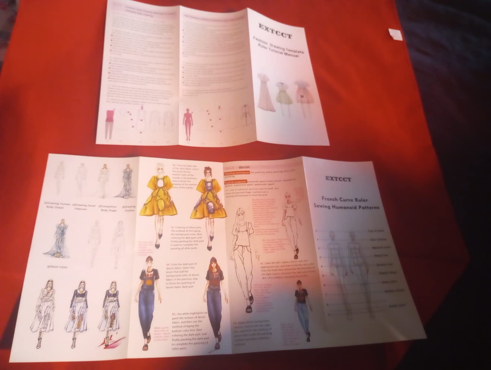 $8/mo - Finance EXTCCT Fashion Drawing Template Ruler Set, Woman Sewing ...