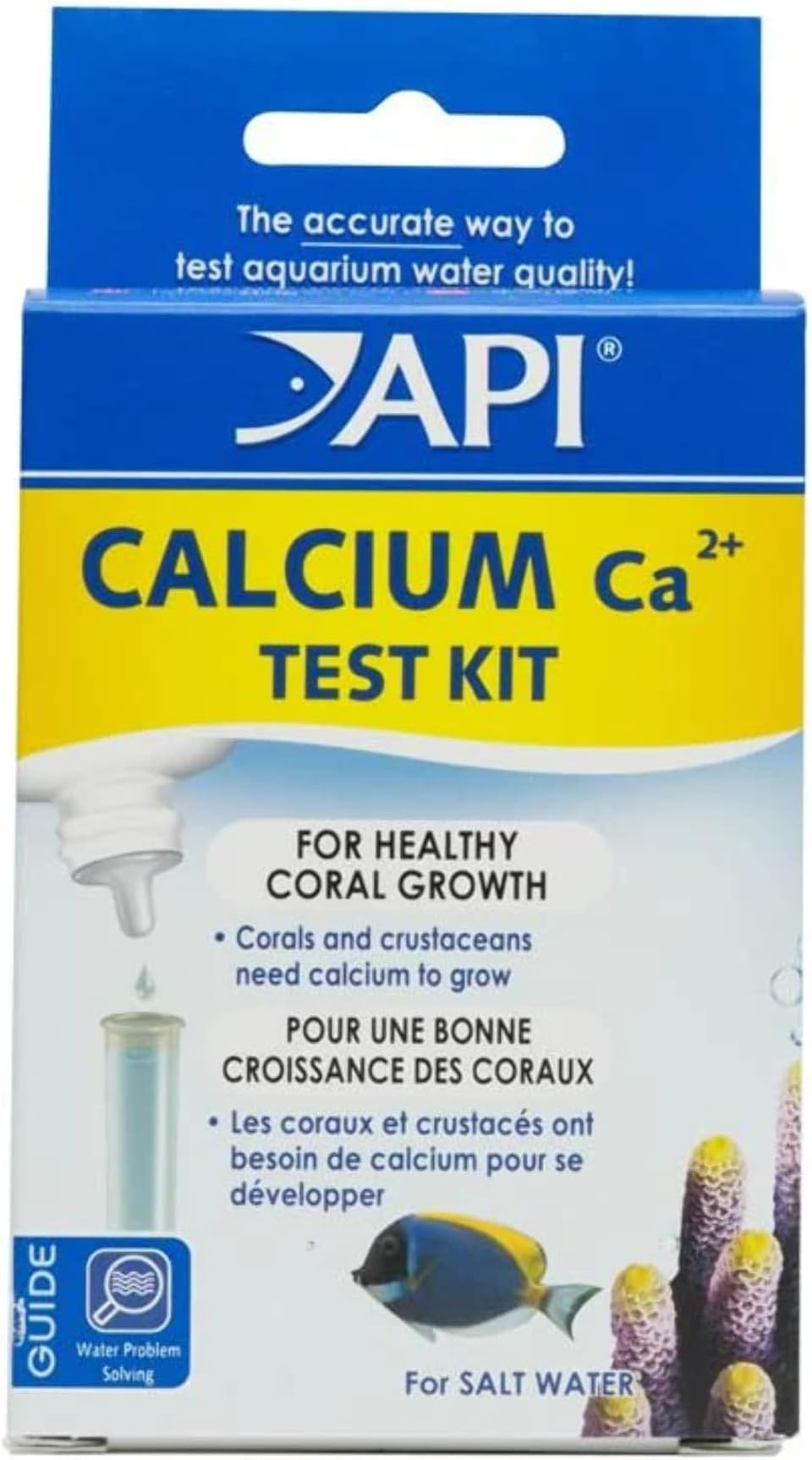 Amazon.com : API Saltwater Calcium Test Kit : Aquarium Test Kits : Pet ...