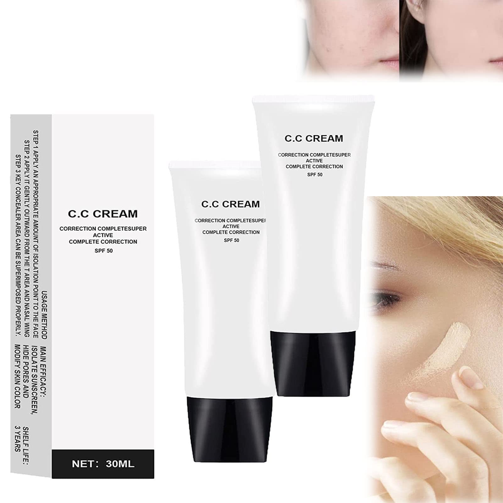 Buy CC Cream, Cosmetics CC Cream, Skin Tone Adjusting CC Cream SPF 43 ...