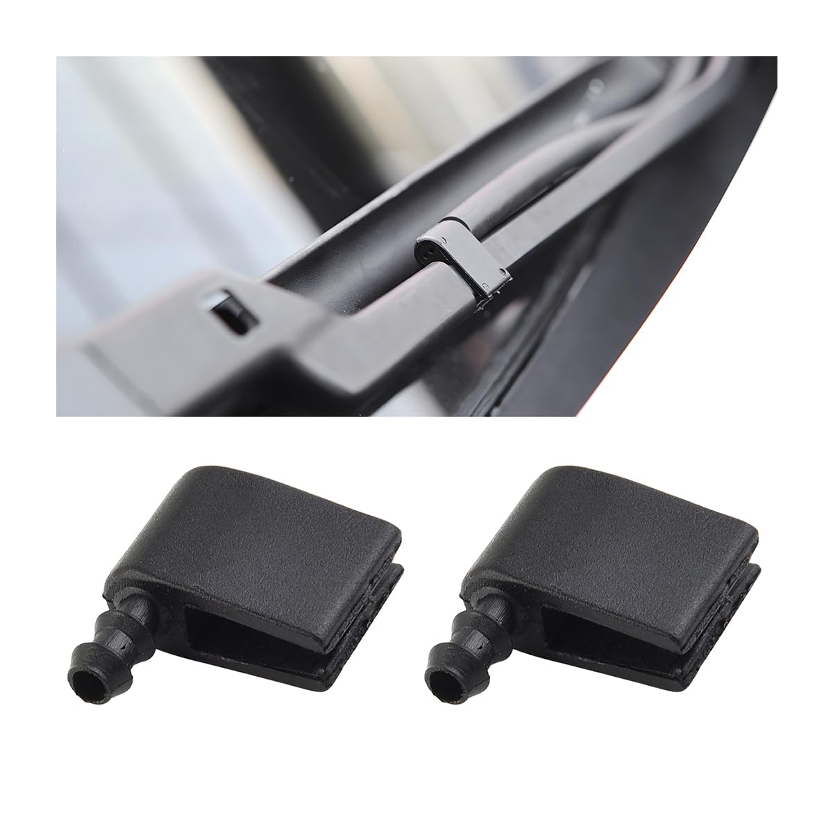 Amazon.com: BESULEN 2 PCS Windshield Wiper Arm Nozzle Jet, Windshield ...