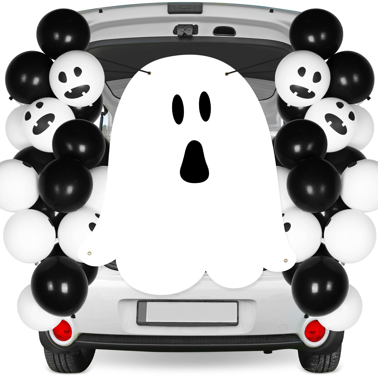 Amazon.com: Panelee Halloween Ghost Trunk or Treat Car Decorations Kit ...