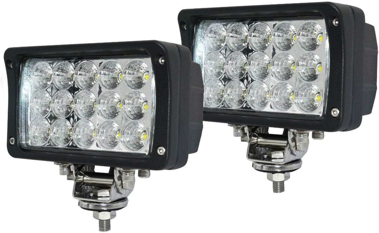 Amazon.com: 12volt Led Work Lights,2PACKS 45w 6inch Led Lights Bar Led ...